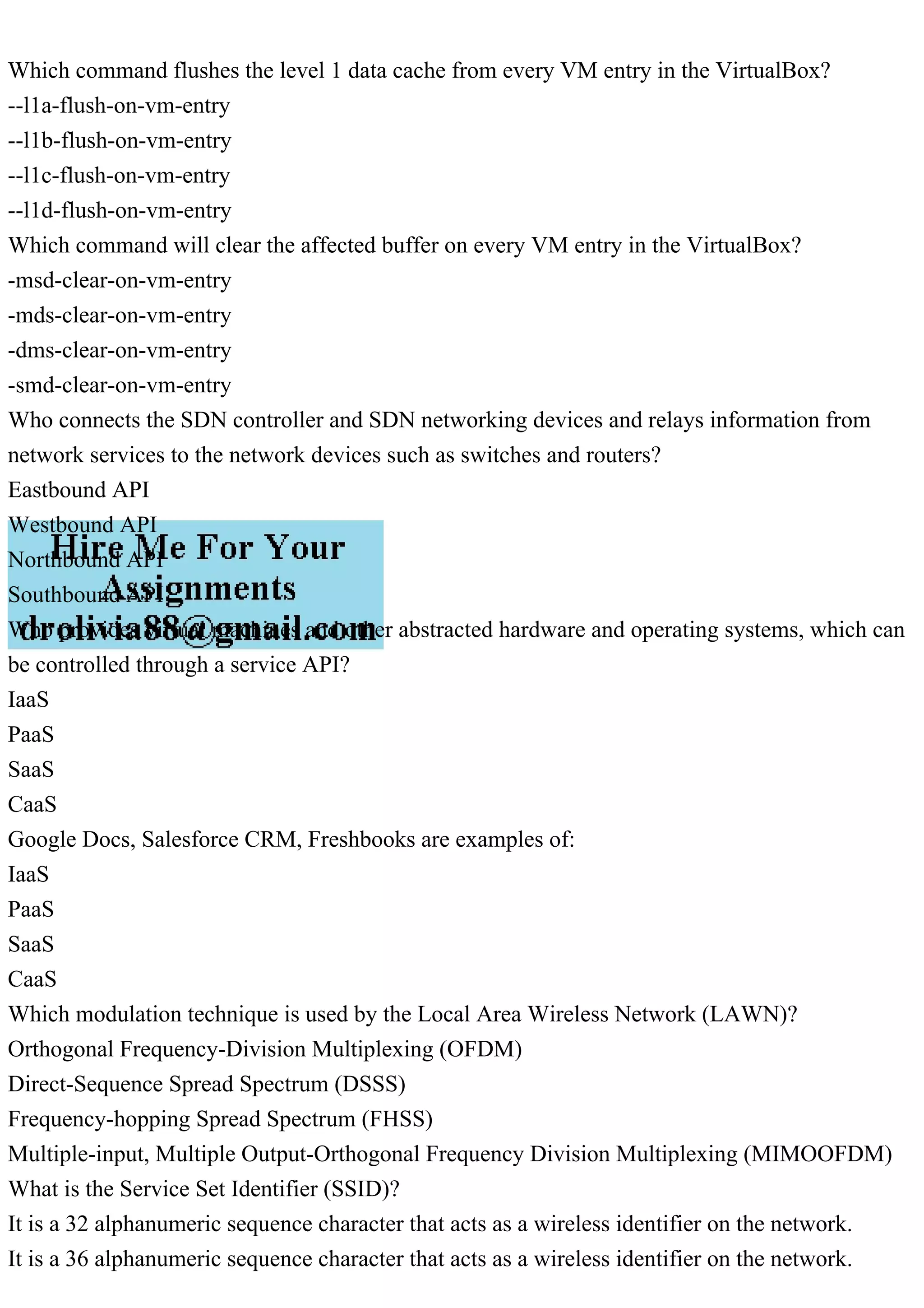 Which command flushes the level 1 data cache from every VM entry in .pdf