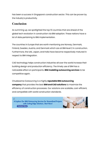 Which Countries Lead the Global Adoption of BIM | PDF