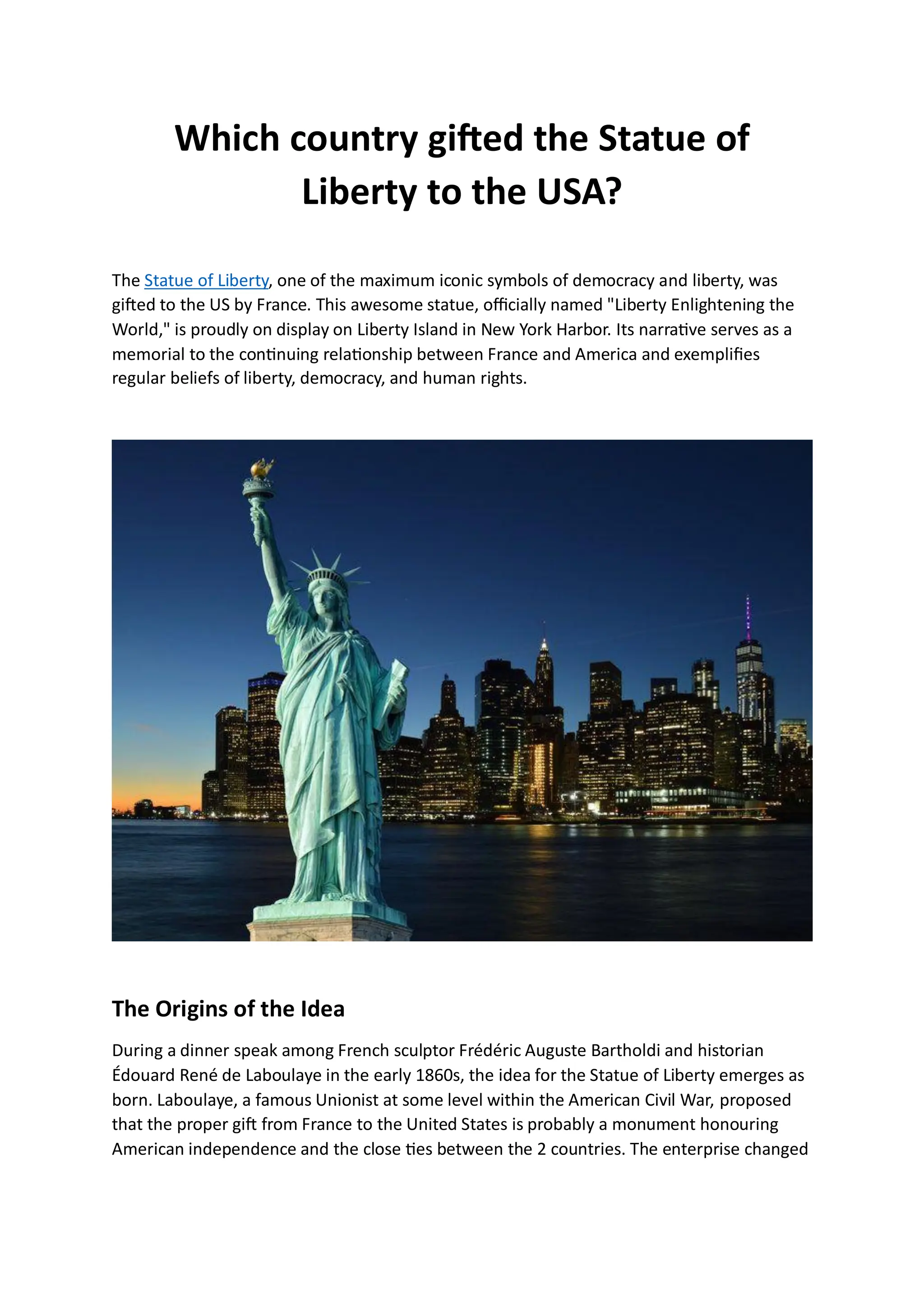 Which country gifted the Statue of Liberty to the USA.pdf
