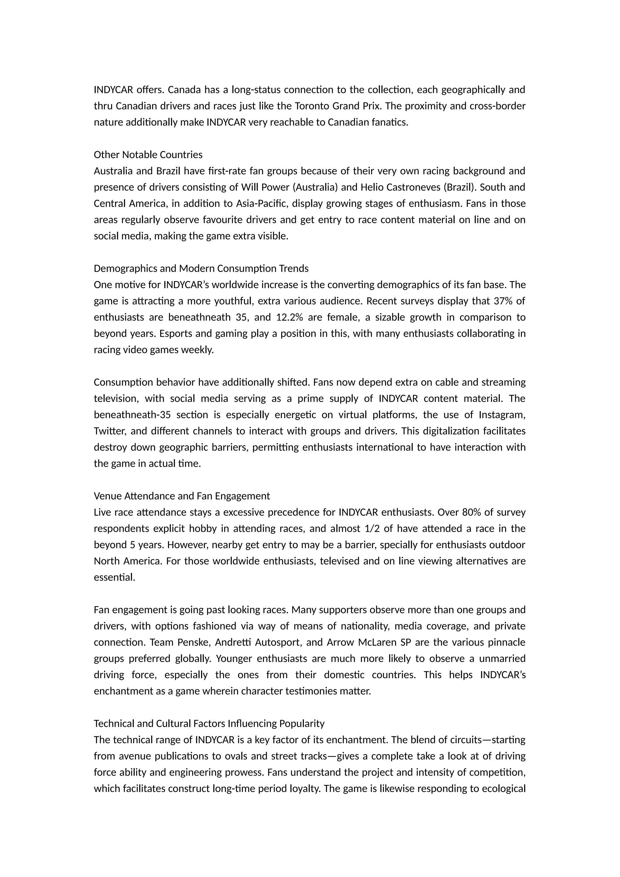 Which Country Is Indycar Most Popular.docx