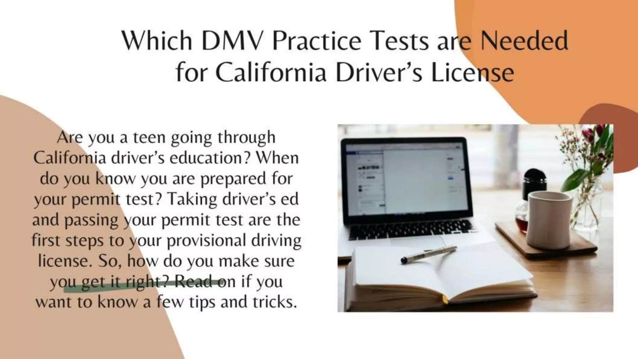 Which DMV Practice Tests are Needed for California Driver’s License | PPT