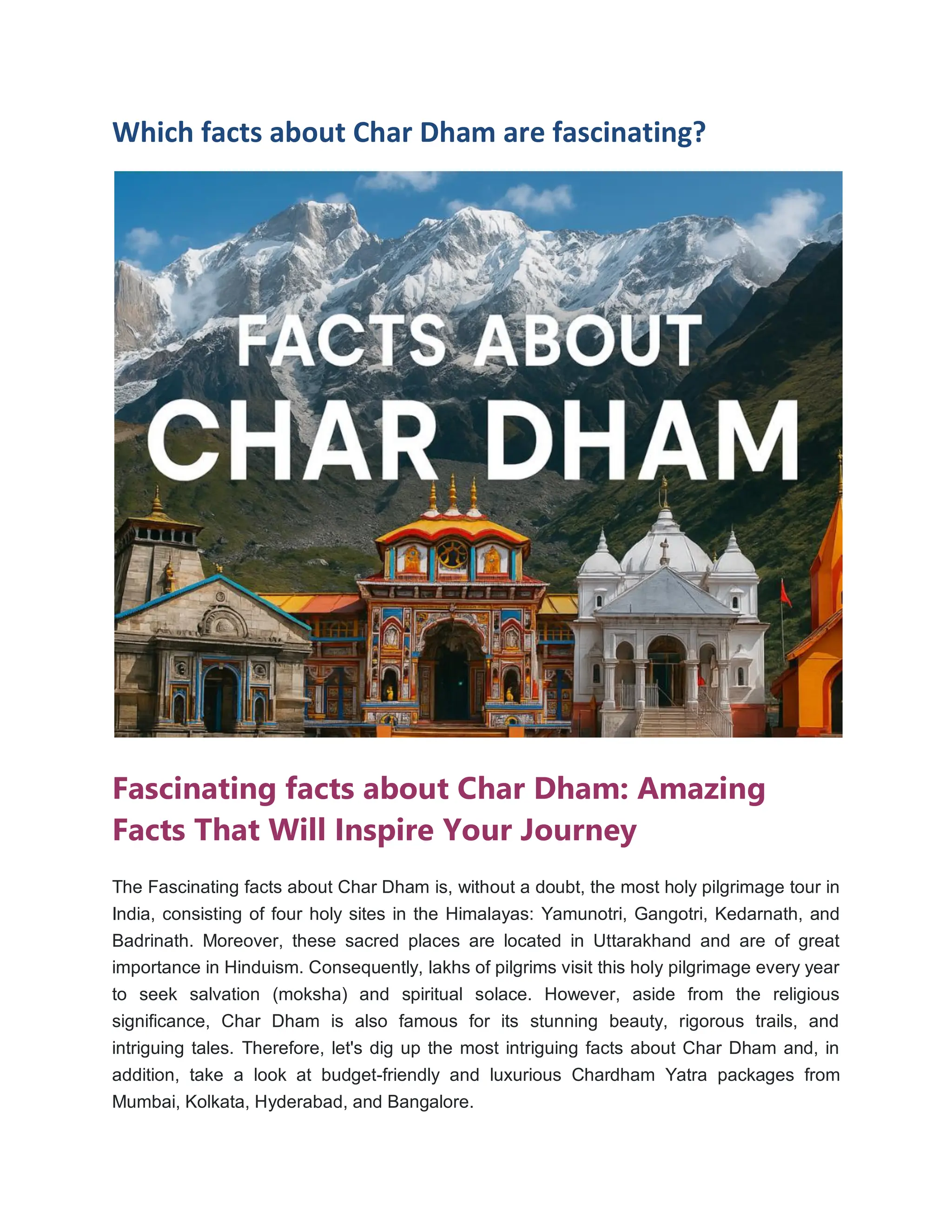 Which facts about Char Dham are fascinating.pdf