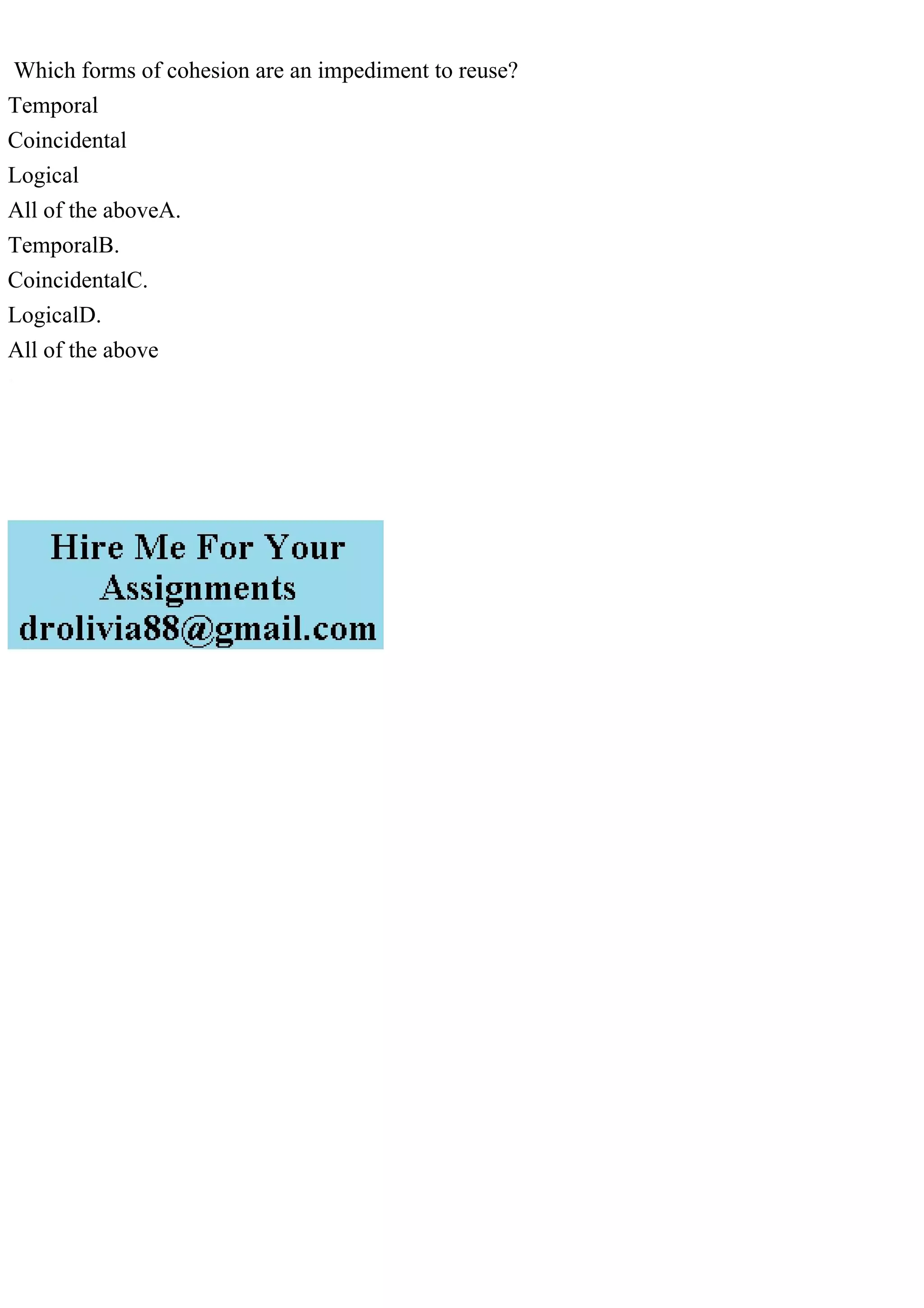 Which forms of cohesion are an impediment to reuseTemporalCoin.pdf