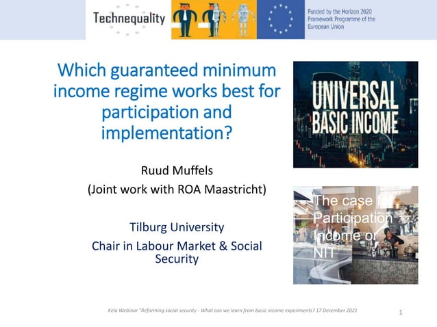 Which guaranteed minimum income regime works best? | PPT