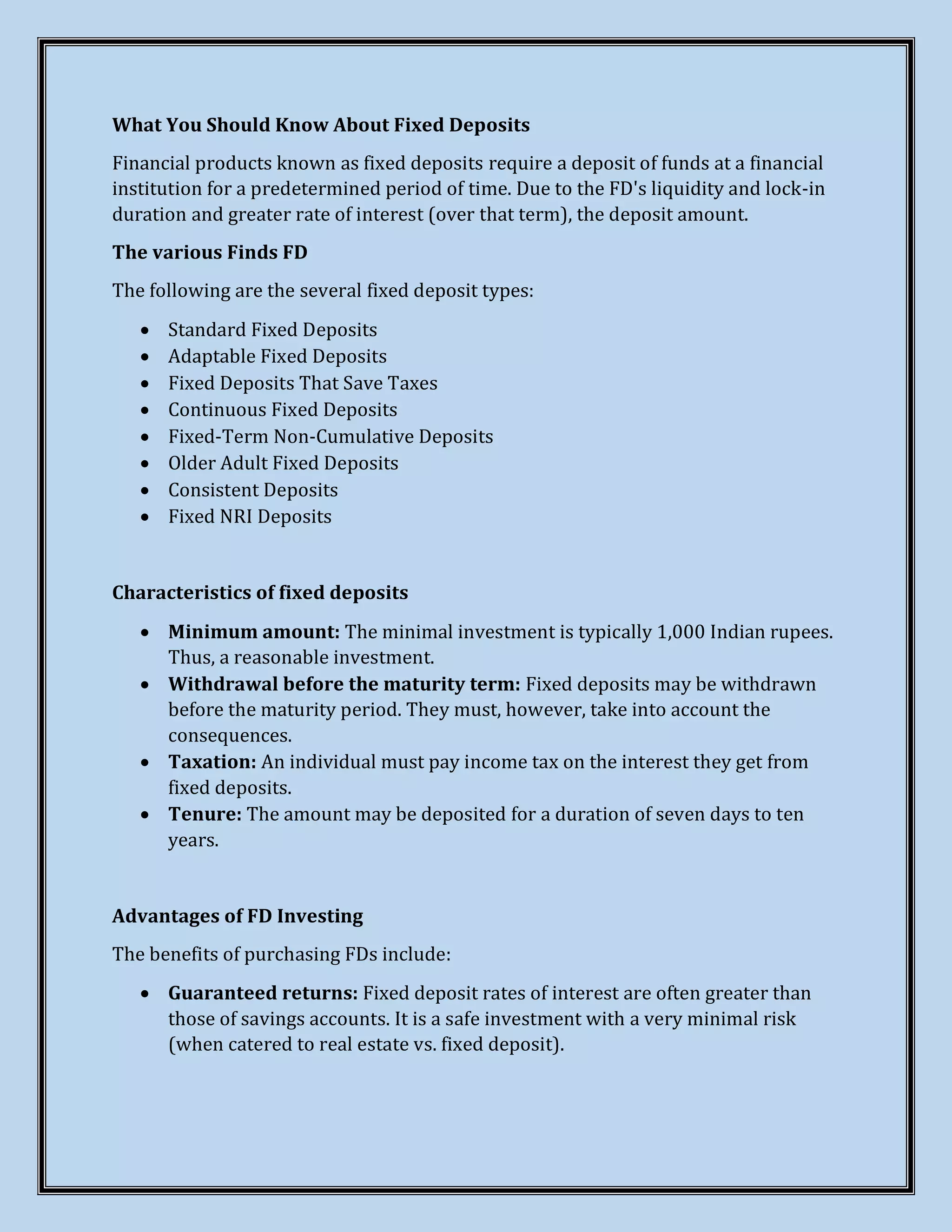 Which is a better investment- Fixed Deposits vs. Real Estate (1).pdf