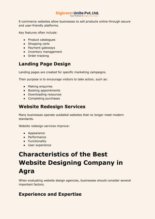 Which is the Best Website Designing Company in Agra | PDF