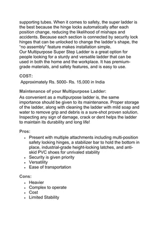 Which Ladder is Best For you- A Complete Guide | PDF