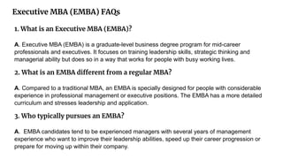 Which Leadership Challenges Does an Executive MBA Help You Overcome? | PPT