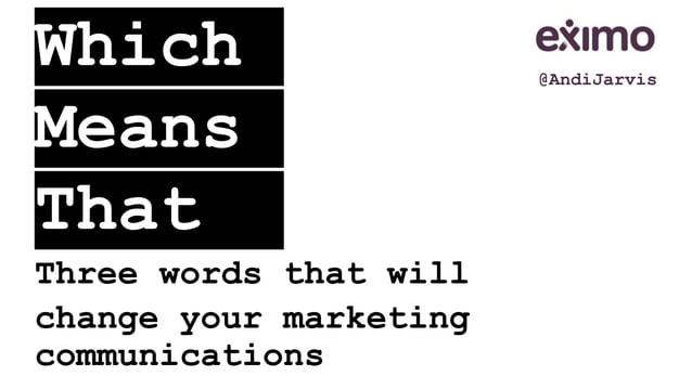 Which Means That | Andi Jarvis | PPTX