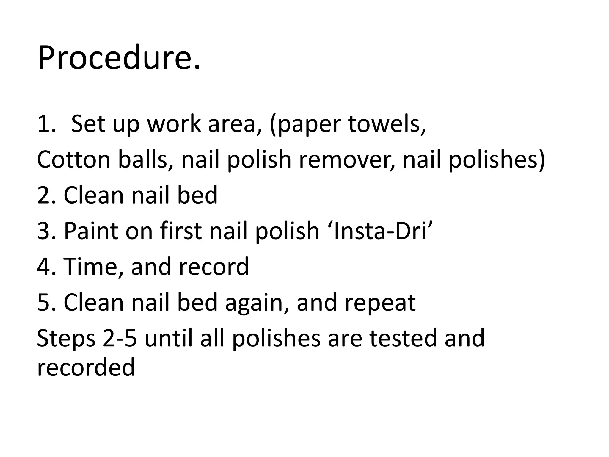 Which nail polish dries the fastest | PPTX