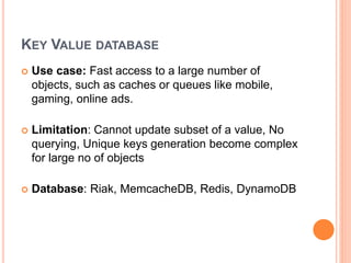 Which no sql database | PPT