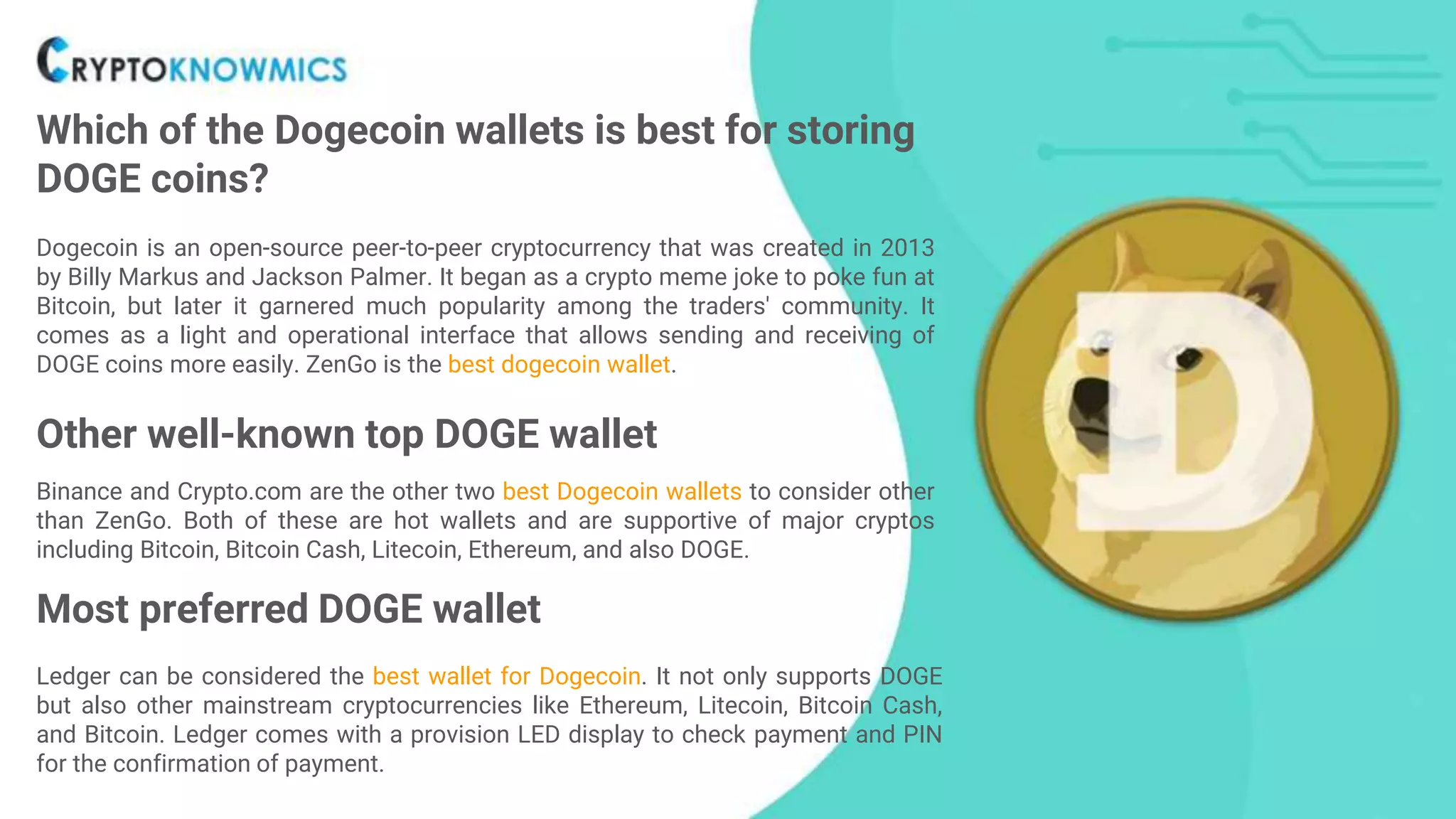 Which of the Dogecoin wallets is best for storing DOGE coins_.pptx