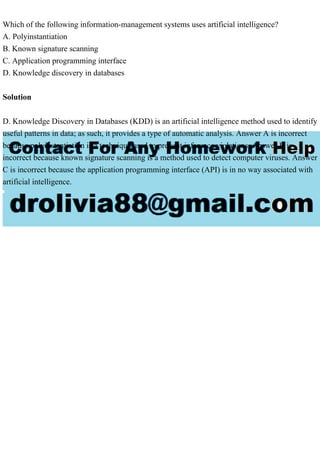 Which of the following information-management systems uses artificia.pdf