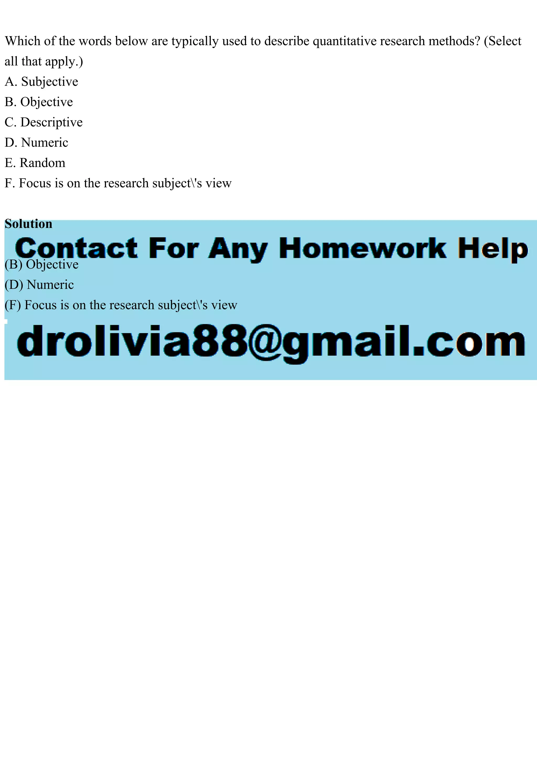 Which of the words below are typically used to describe quantitative.pdf