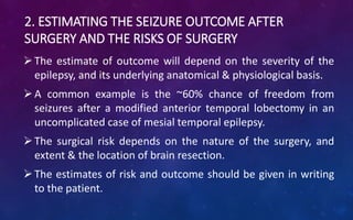 Which patients of epilepsy require early neurosurgical referral | PPTX