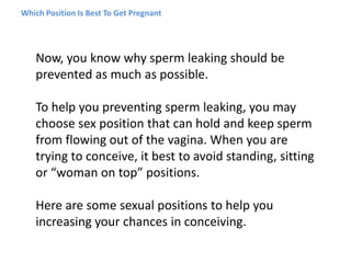 Trying To Conceive Positions