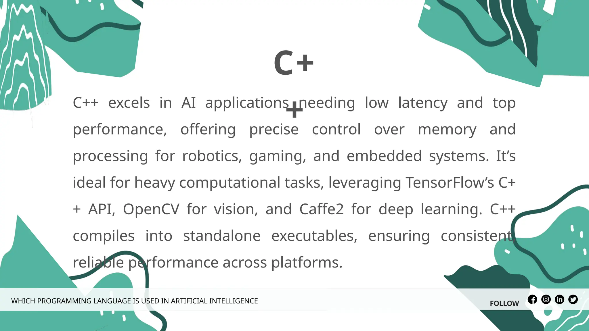 Which Programming Language Is Used In Artificial Intelligence pptx Which Programming Language Is Used In Artificial Intelligence pptx