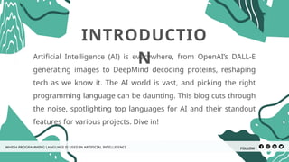 Which Programming Language Is Used in Artificial Intelligence.pptx