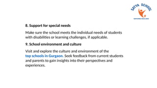 Which school is better in Gurgaon? pptx. | PPTX