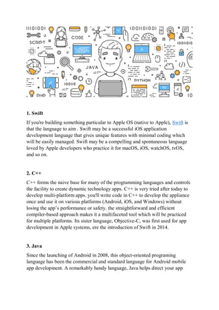 Which technology is best for mobile app development | PDF