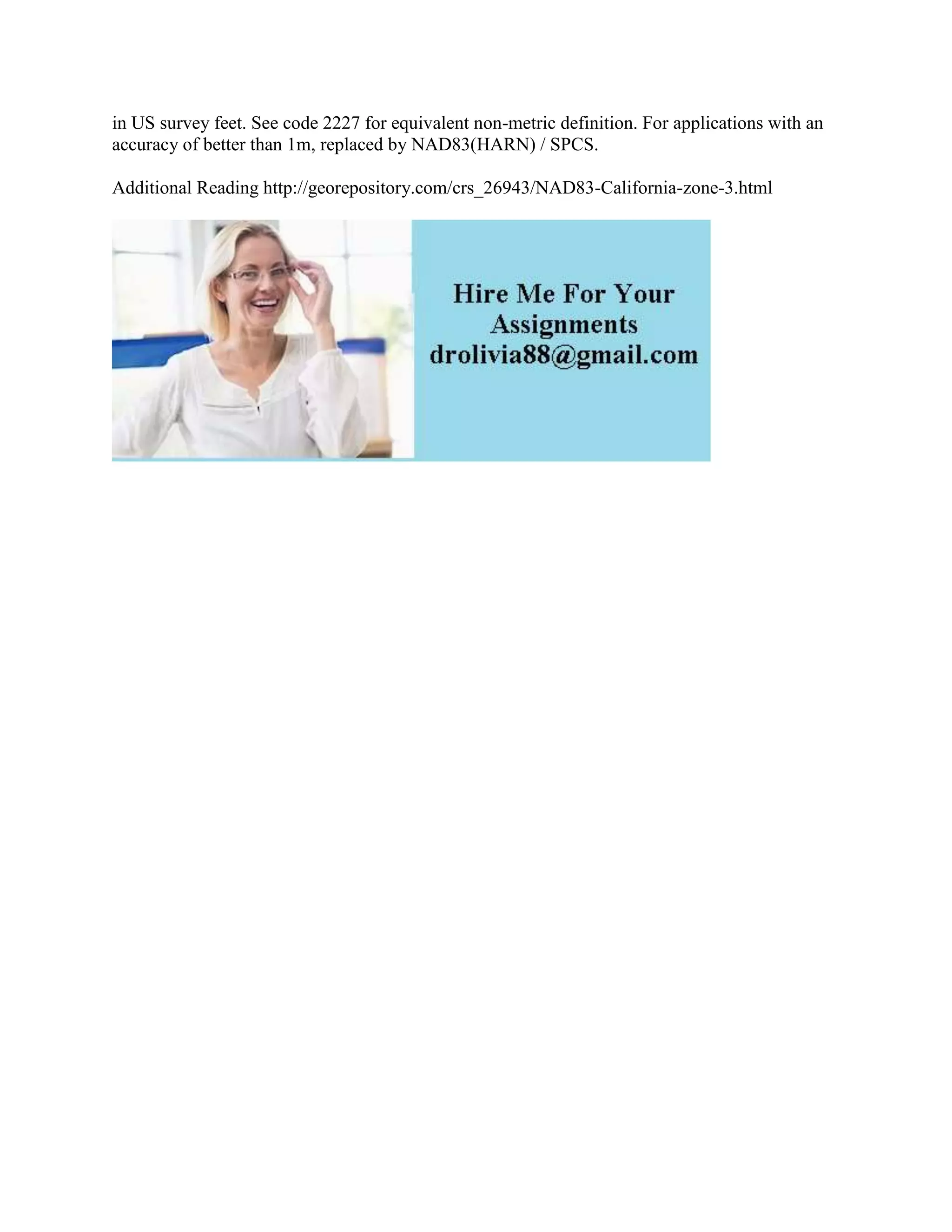Which type of projection is adopted by the state of California- How ma.docx