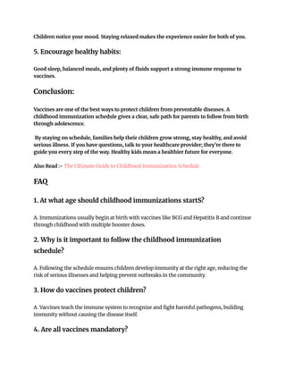 Which Vaccines Should Your Child Get_ The Childhood Immunization ...