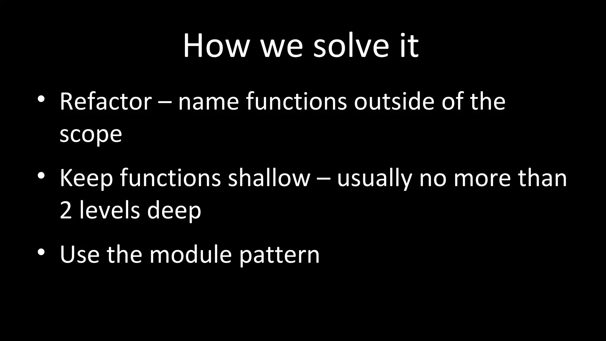 Javascript sucks & frontend challenges @ClearSlide | while42 SF #7 | PPT