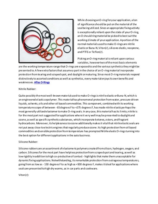 Nitrile O-Rings | PDF