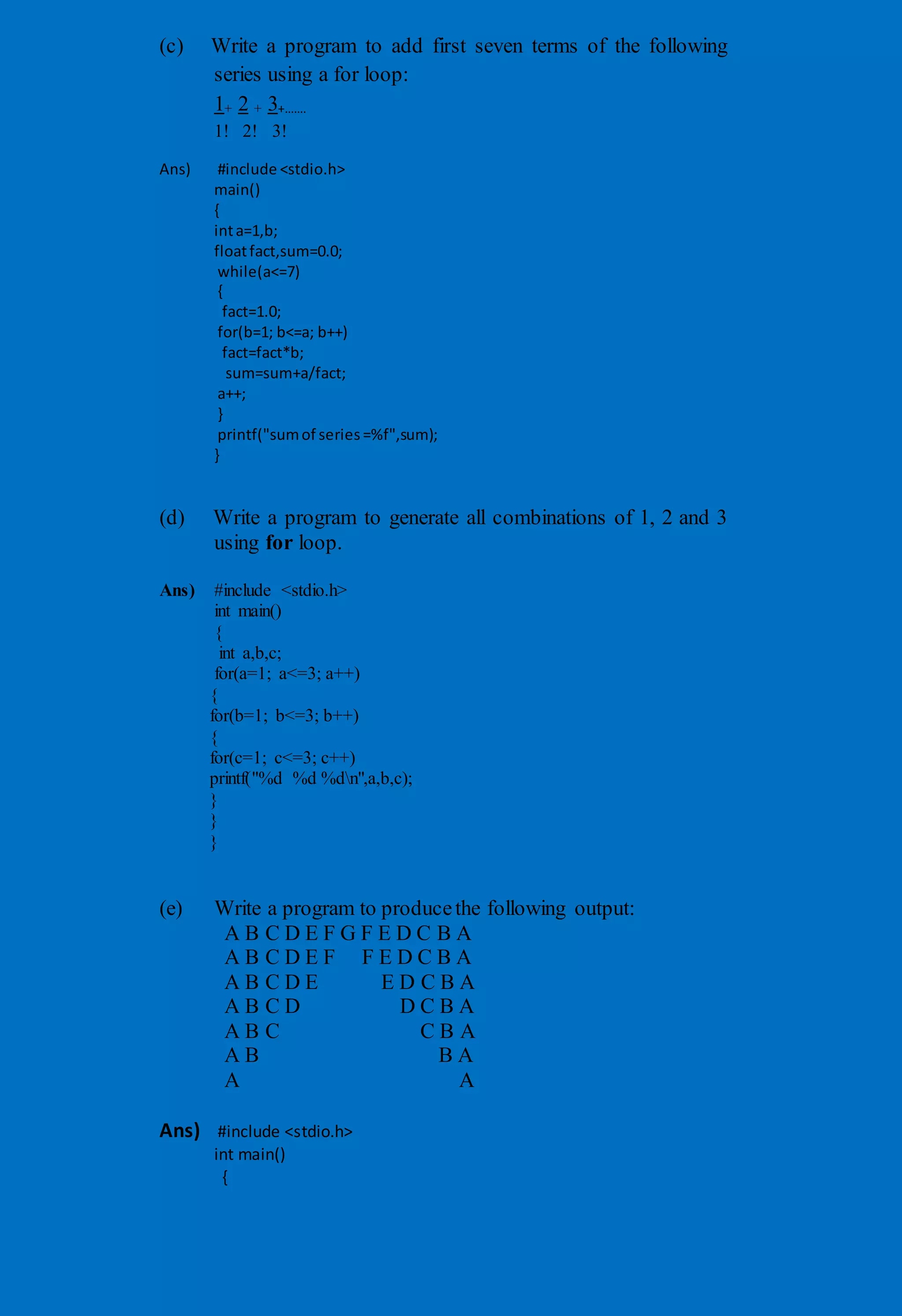 Let us C (by yashvant Kanetkar) chapter 3 Solution | DOCX