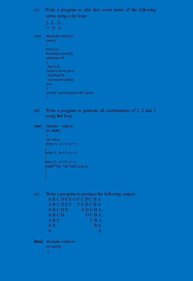 Let us C (by yashvant Kanetkar) chapter 3 Solution | DOCX