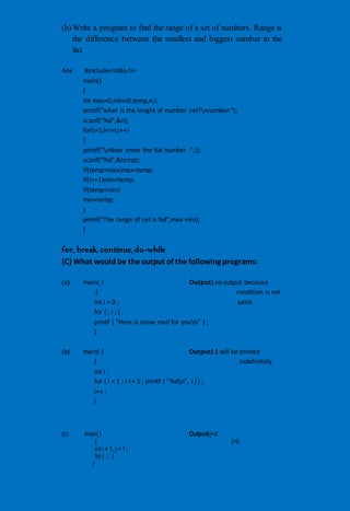 Let us C (by yashvant Kanetkar) chapter 3 Solution | DOCX