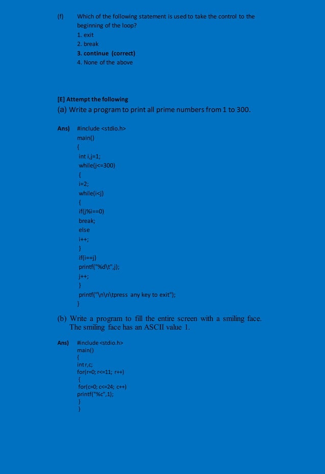 Let us C (by yashvant Kanetkar) chapter 3 Solution | DOCX