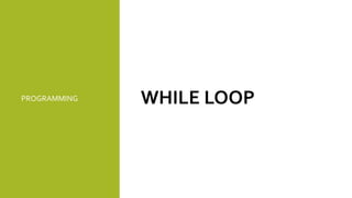While loop | PPT