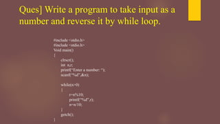 While loop and its uses along with program explained .pptx