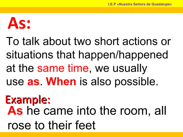 While when as 3° | PPT
