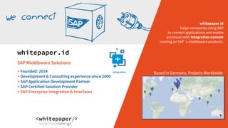 WHINT Solutions - SAP Interface Management by whitepaper.id 2018-11 | PDF