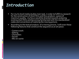 Whiplash (2013) Short film analysis | PPTX