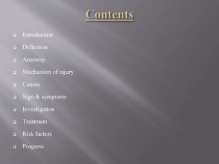 WHIPLASH INJURIES IN SPORTS INDIVIDUALS | PPTX