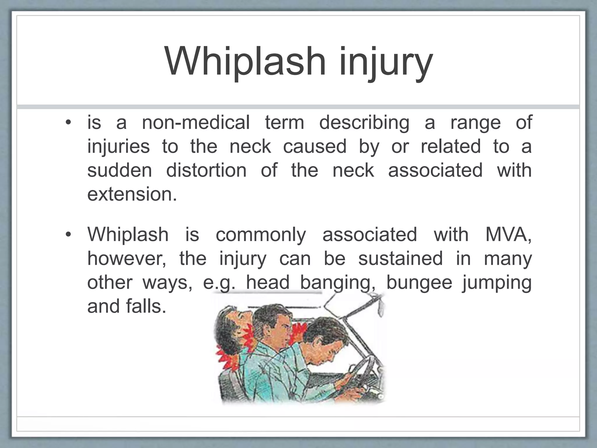 Whiplash injury in athletes | PPTX