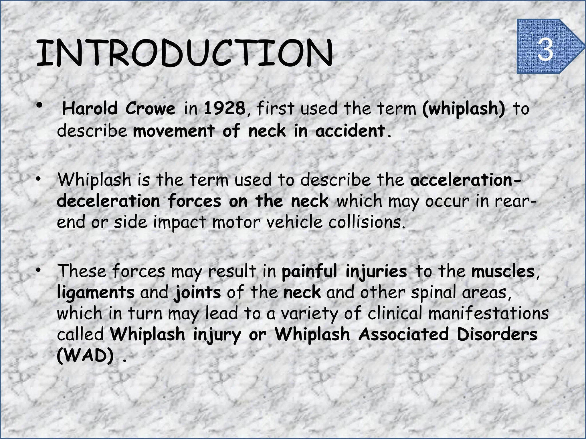 Physiotherapy management of whiplash injury | PPTX