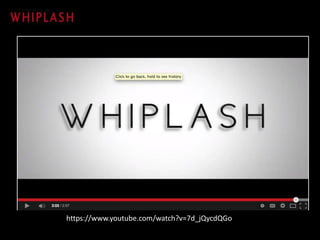 Social Media Marketing Plan Proposal for the movie WHIPLASH | PPTX
