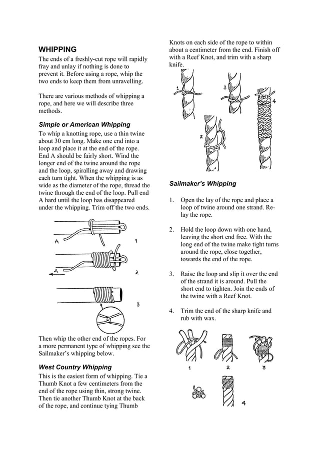Whipping | PDF | Needlework | Arts and Crafts