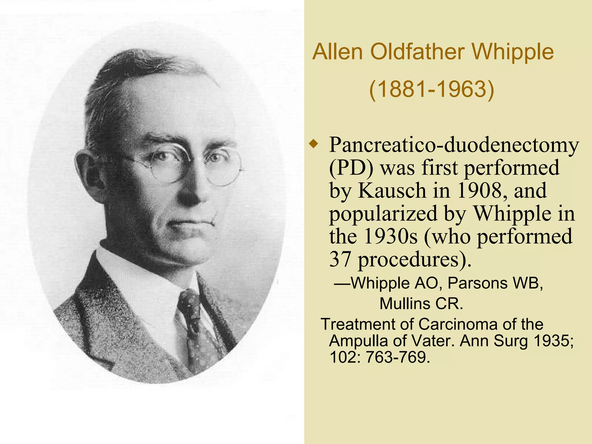 Whipple complication | PPT