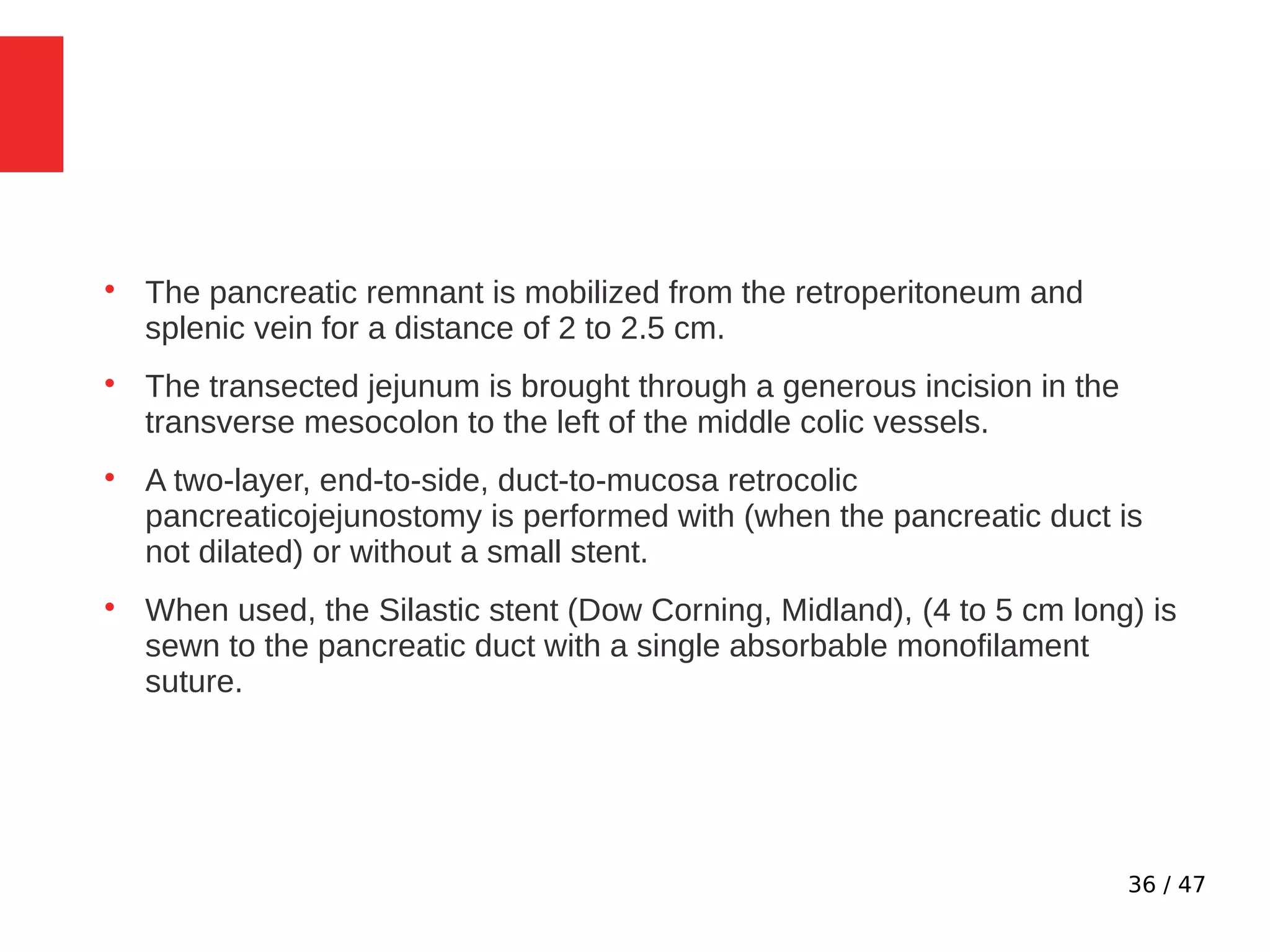 Whipple's procedure - Indications, Steps, Complications | PDF