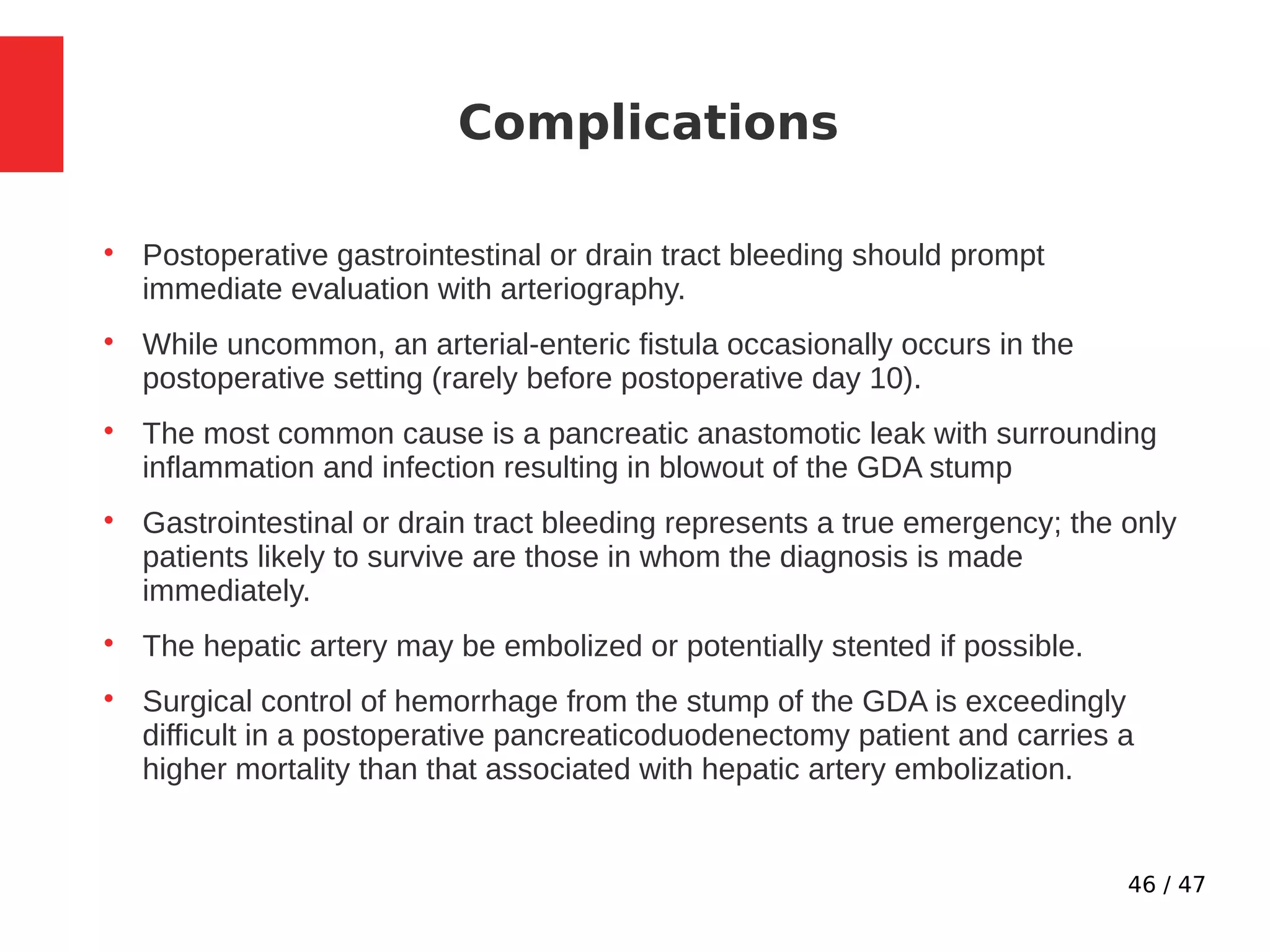 Whipple's procedure - Indications, Steps, Complications | PDF