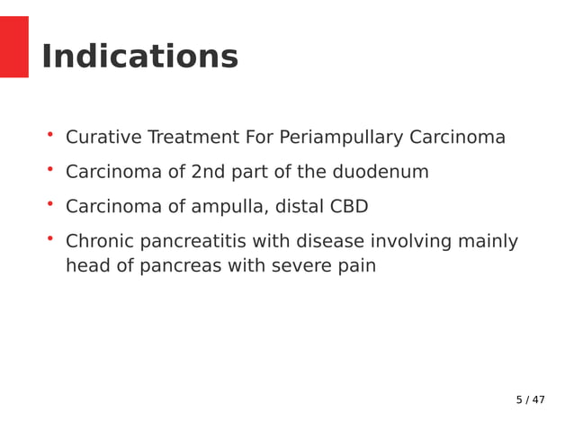 Whipple's procedure - Indications, Steps, Complications | PDF ...