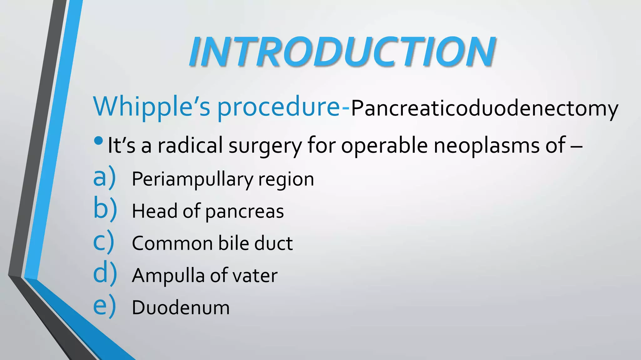 Whipple's specimen grossing | PPTX