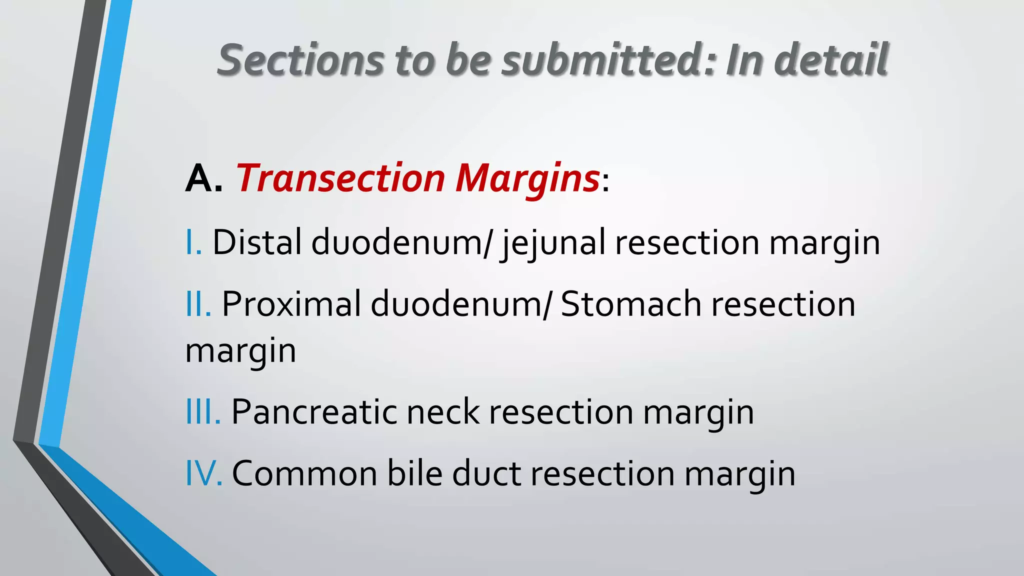 Whipple's specimen grossing | PPTX