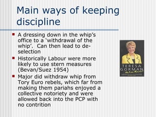Whip presentation | PPT | Politics