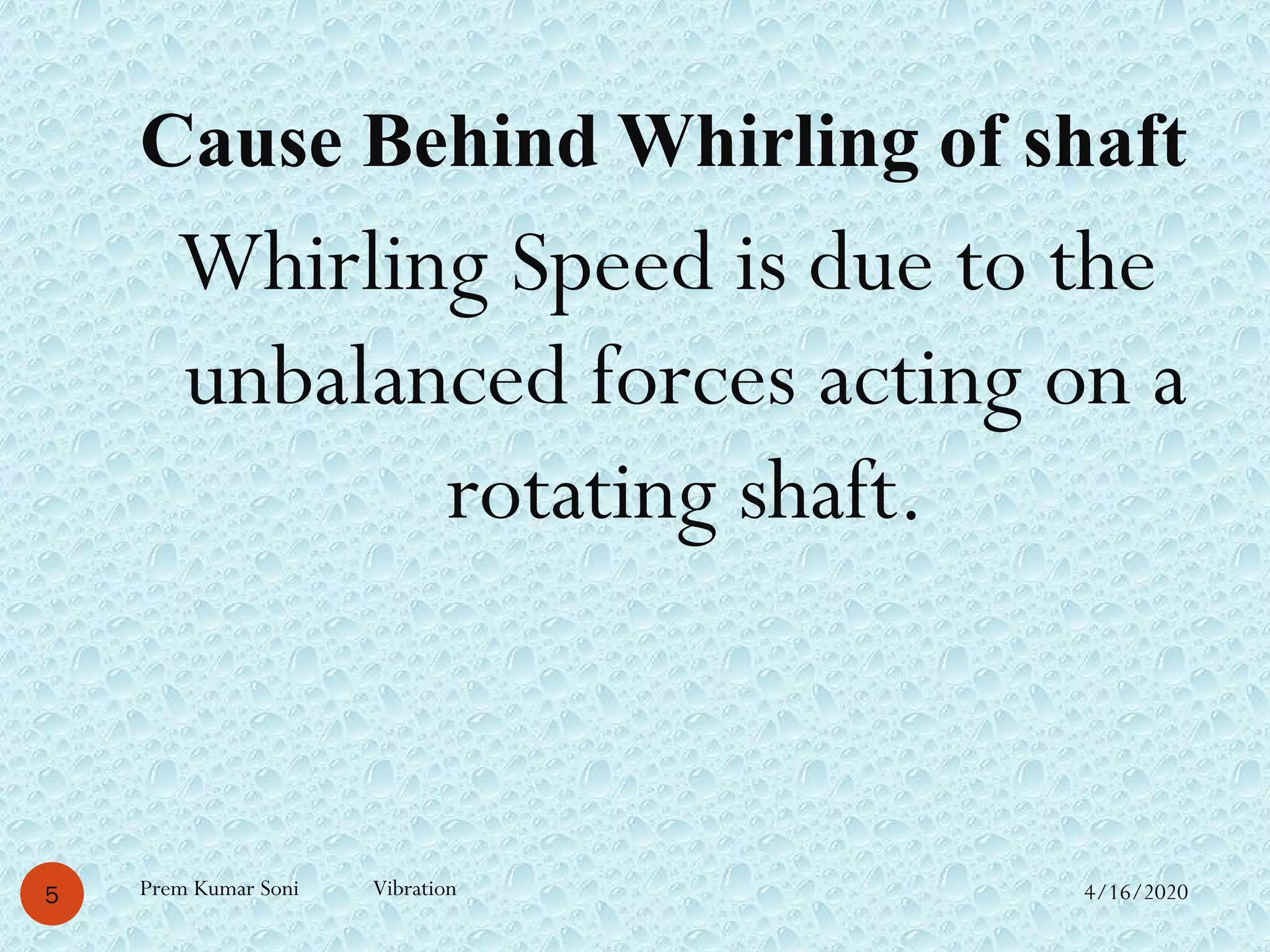 Whirling of shaft | PDF